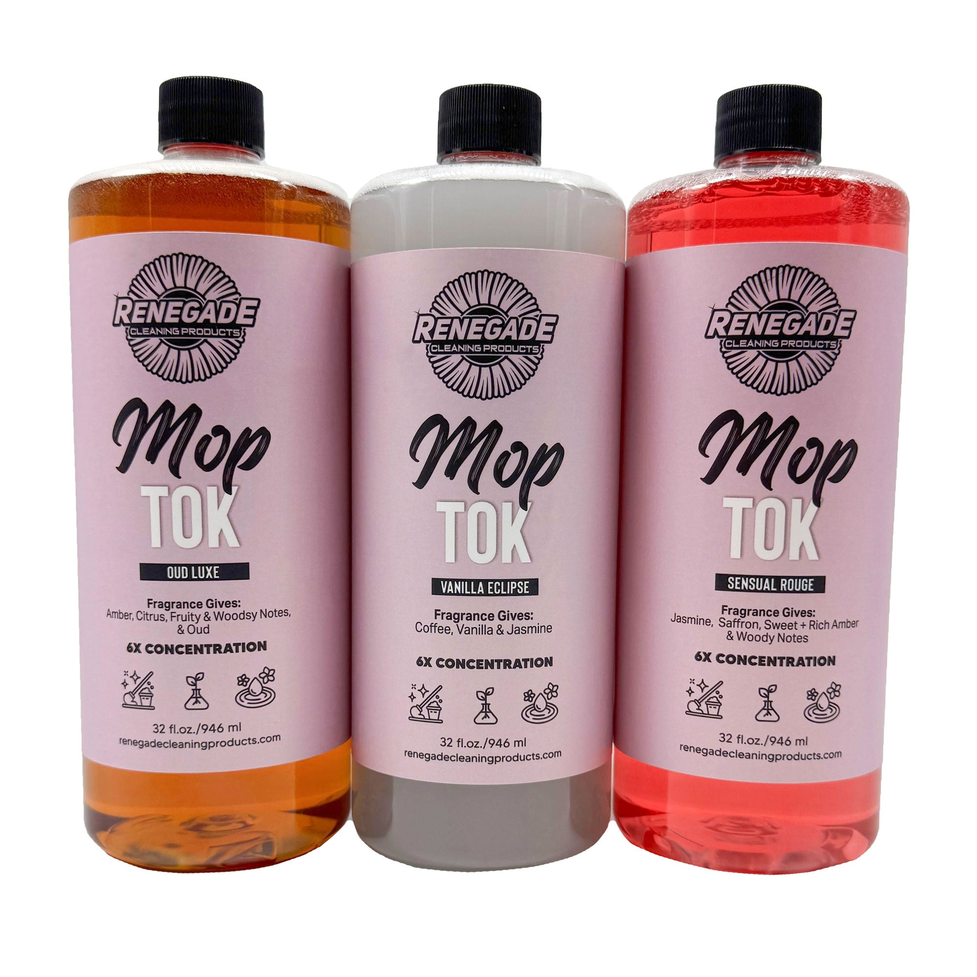 Mop Tok 6X Concentrated Luxury Mop Soap Solution, 32 Oz